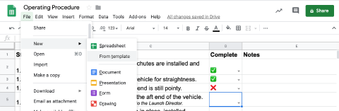 How to Create And Run a Checklists In a Google Doc