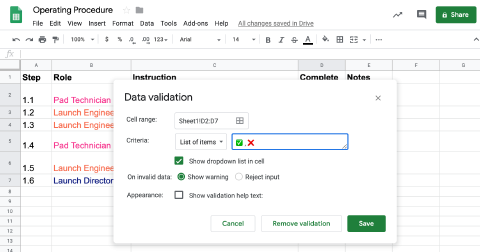 How to Create And Run a Checklists In a Google Doc